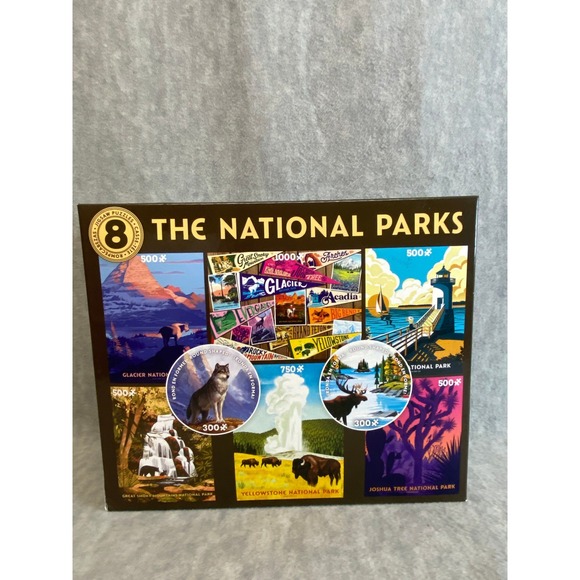 ceaco | Games | Ceaco The National Parks 8 Jigsaw Puzzles Set 50 750 ...